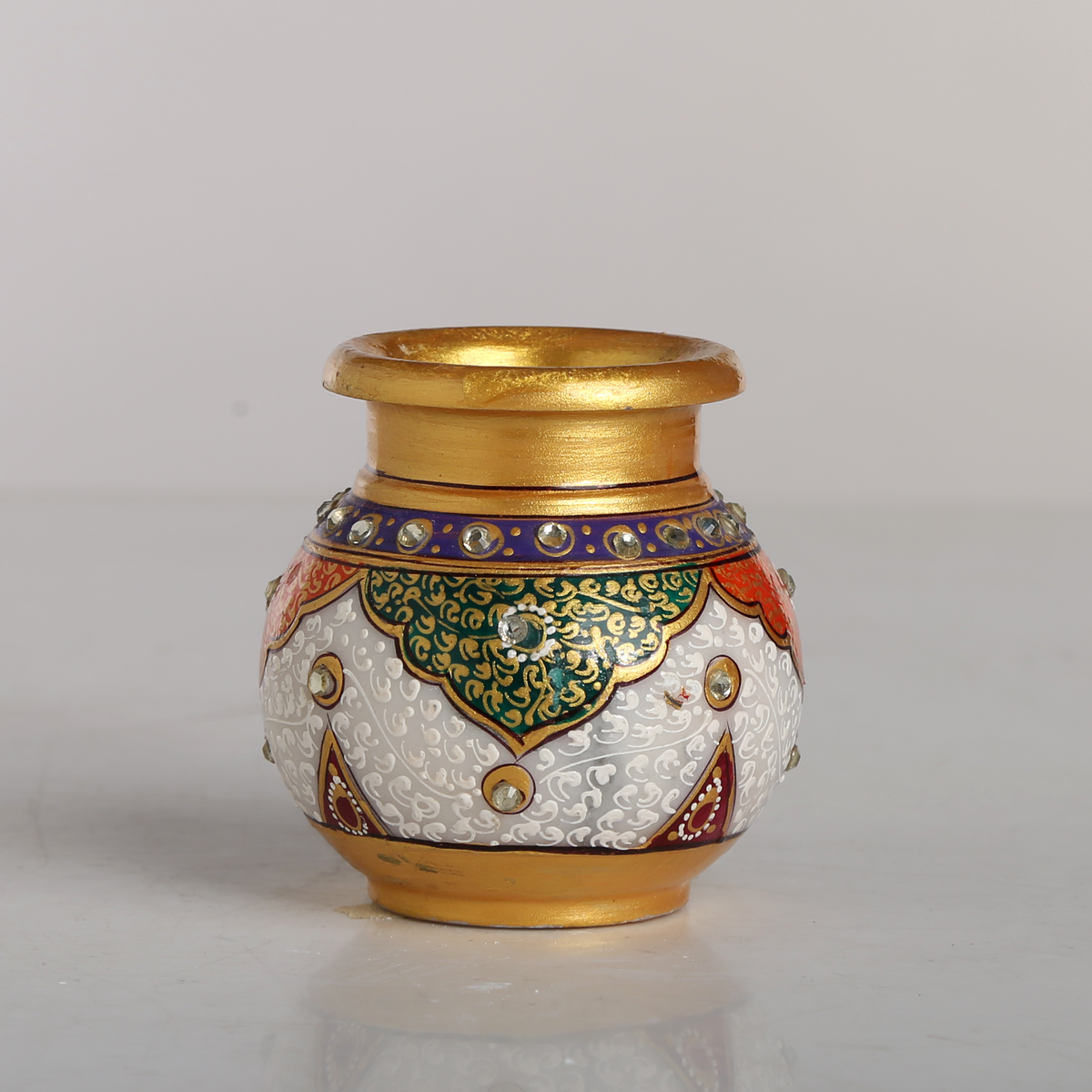 Royal Haveli Marble Kalash – Marbeloz