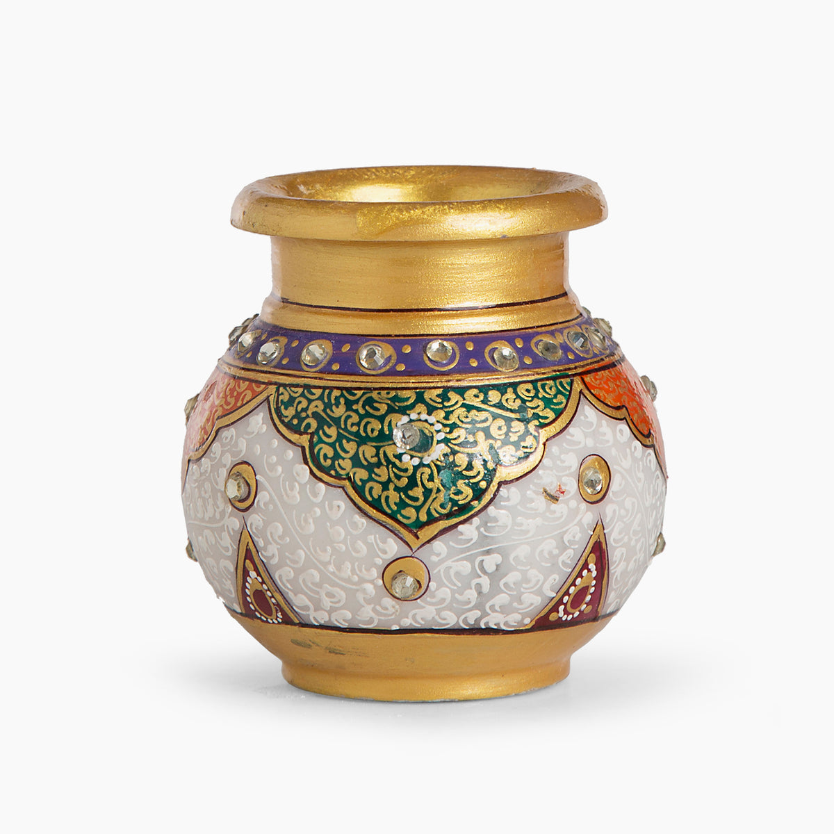 Royal Haveli Marble Kalash – Marbeloz